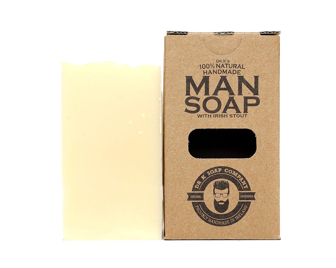 Dr K natūralus vyriškas kūno muilas XL | Hipster